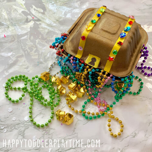 Treasure Chest Craft for Kids - Happy Toddler Playtime
