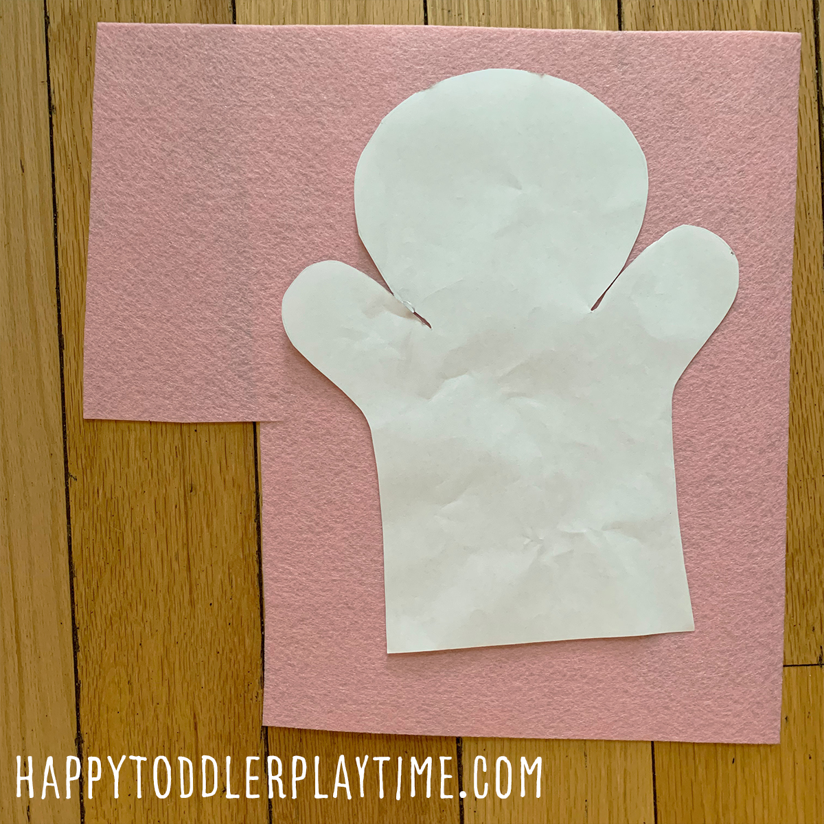 DIY Diversity Felt Hand Puppet Craft - Happy Toddler Playtime