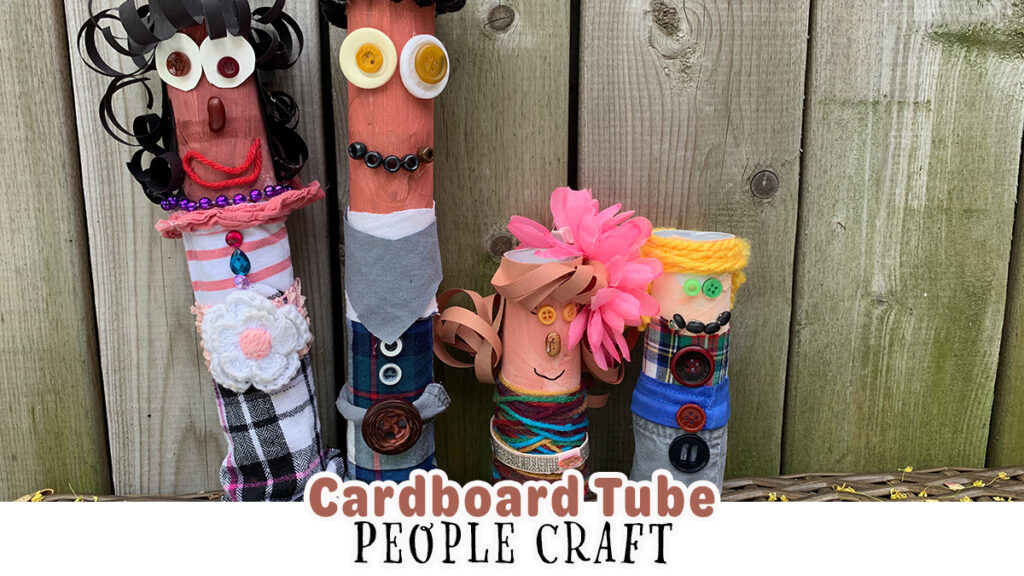 Cardboard Tube Diversity Dolls - Happy Toddler Playtime
