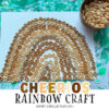 Brown Rainbow Craft using Cheerios - Happy Toddler Playtime