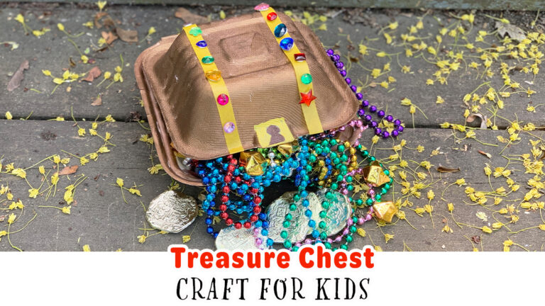 Treasure Chest Craft for Kids - Happy Toddler Playtime