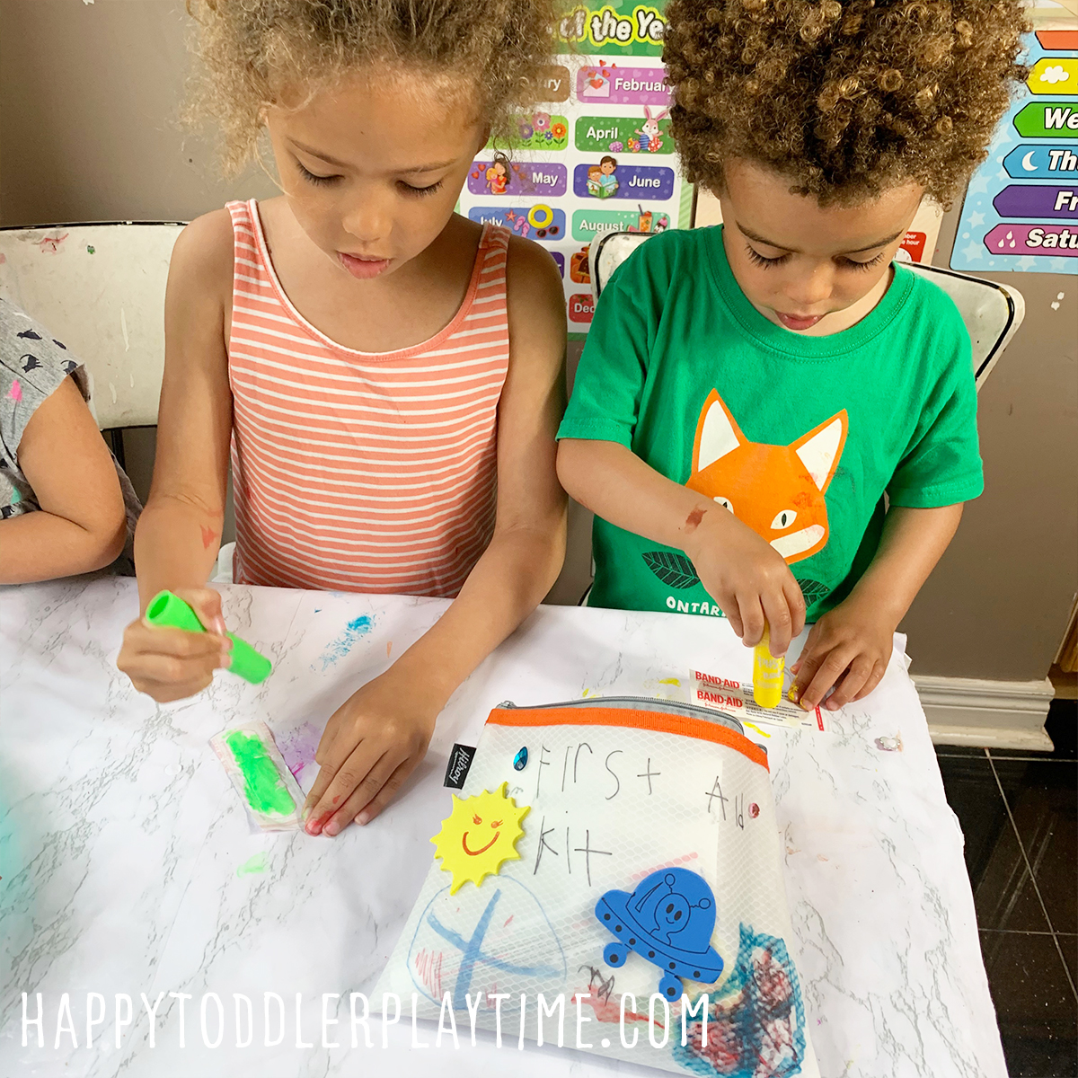 Make a First Aid Kit Activity for Kids - Happy Toddler Playtime