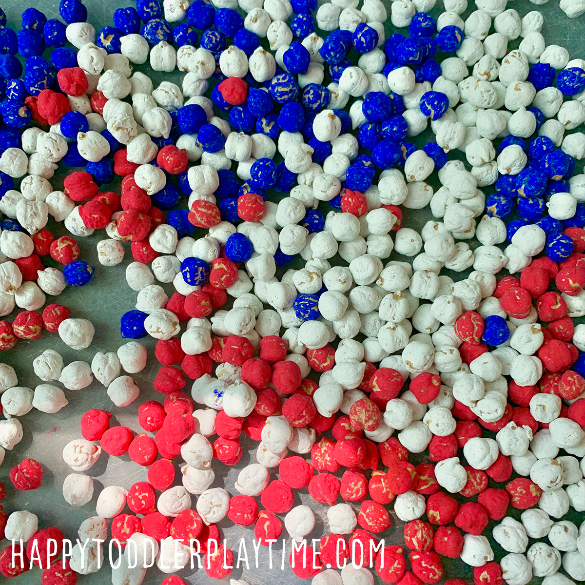 Juneteenth Sensory Bin - Happy Toddler Playtime