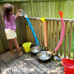 Pool Noodle Water Wall - Happy Toddler Playtime