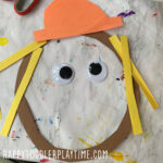 Scarecrow Shape Sorting Sticky Wall - Happy Toddler Playtime