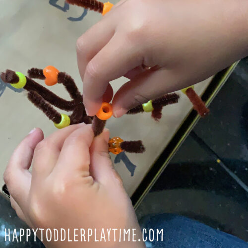 Fall Tree Counting for Preschoolers - Happy Toddler Playtime