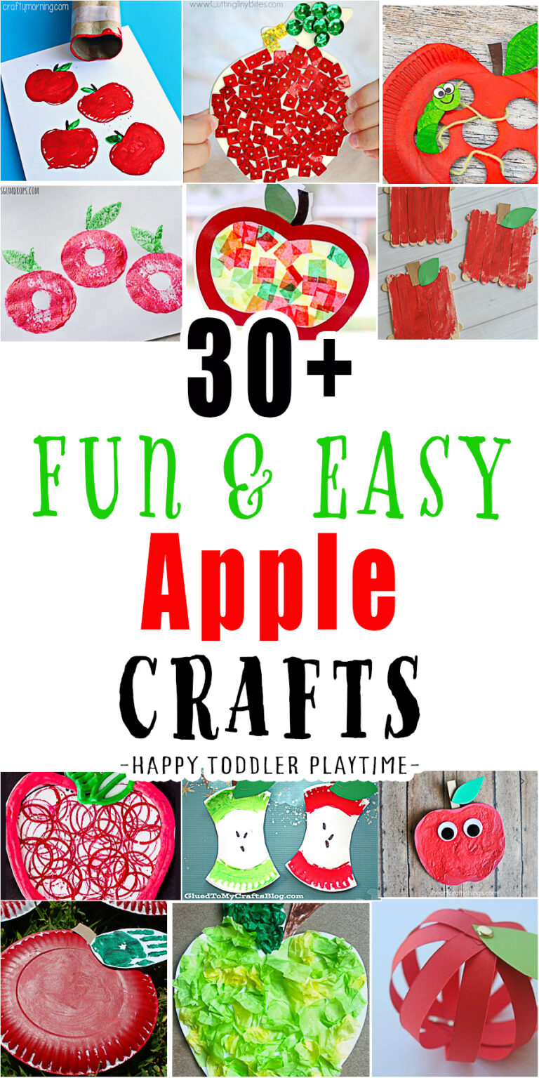 Apple Colour Sorting Sensory Bag - Happy Toddler Playtime