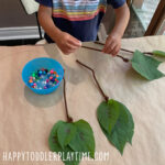Leaf Counting Wands - Happy Toddler Playtime