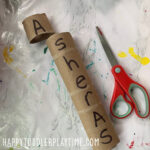TP Name Sort Activity for Preschoolers - Happy Toddler Playtime