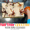 Fall Tree Counting for Preschoolers - Happy Toddler Playtime