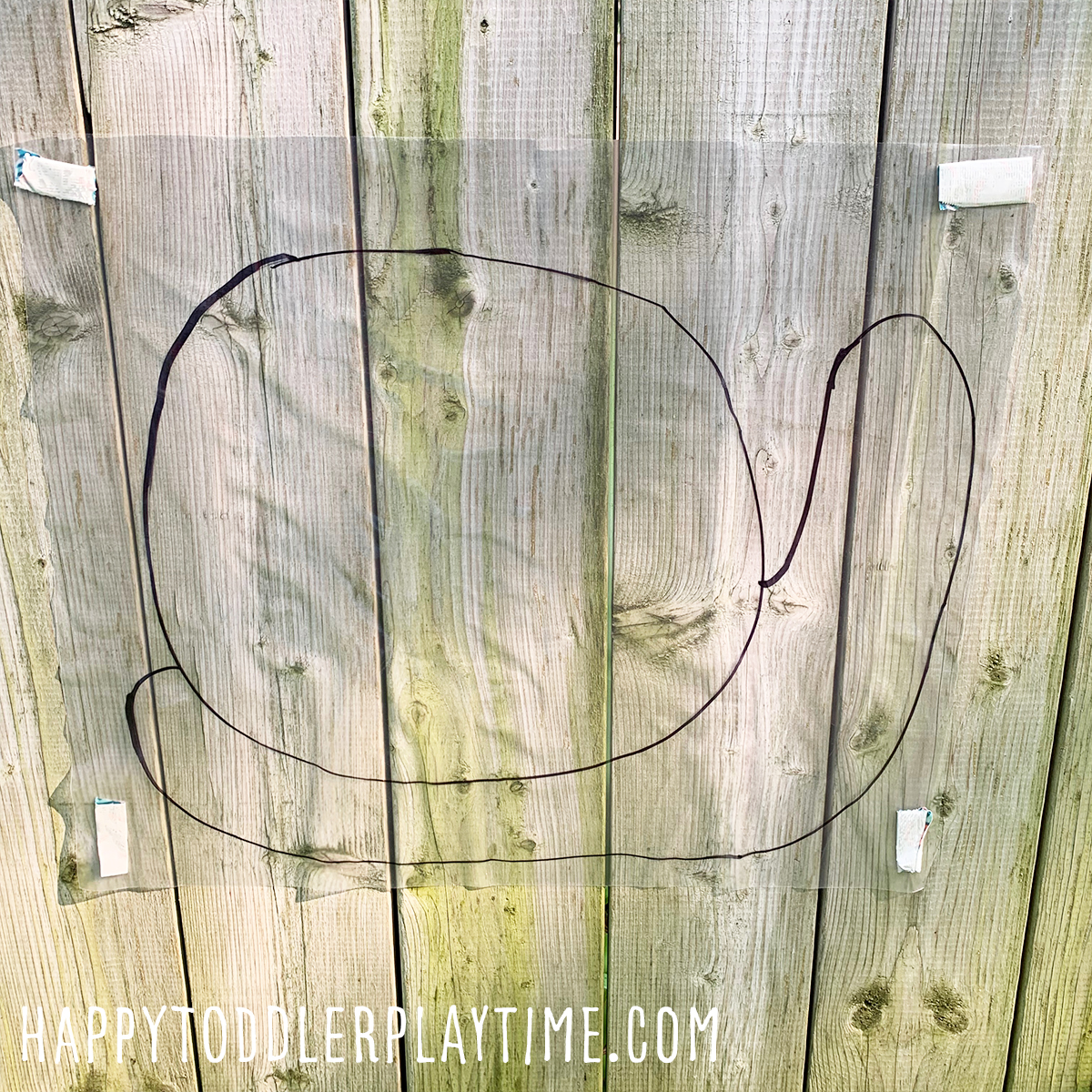 Snail Sticky Wall Craft for Toddlers - Happy Toddler Playtime