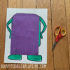 Monster Haircuts Cutting Activity - Happy Toddler Playtime