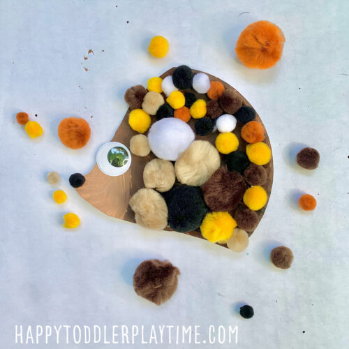 2 Adorable Hedgehog Crafts for Kids - Happy Toddler Playtime