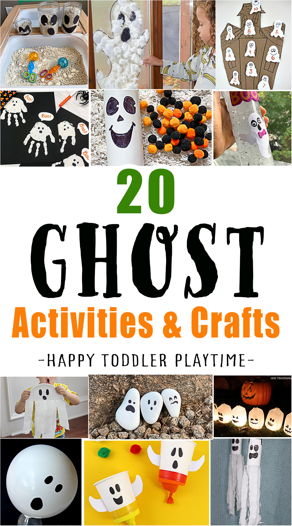 20+ Awesome Haunted House Crafts for Kids - Happy Toddler Playtime