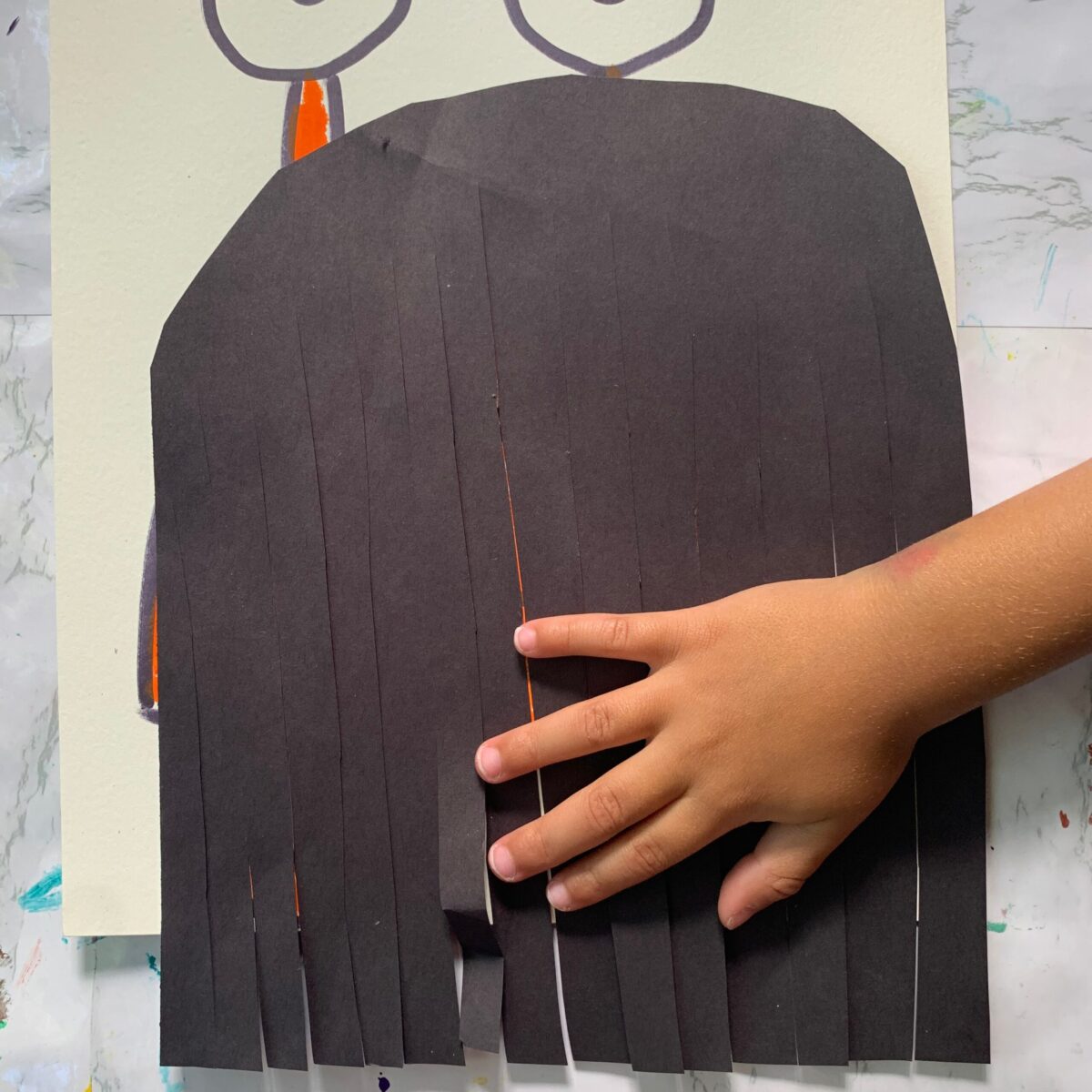 Monster Haircuts Cutting Activity - Happy Toddler Playtime