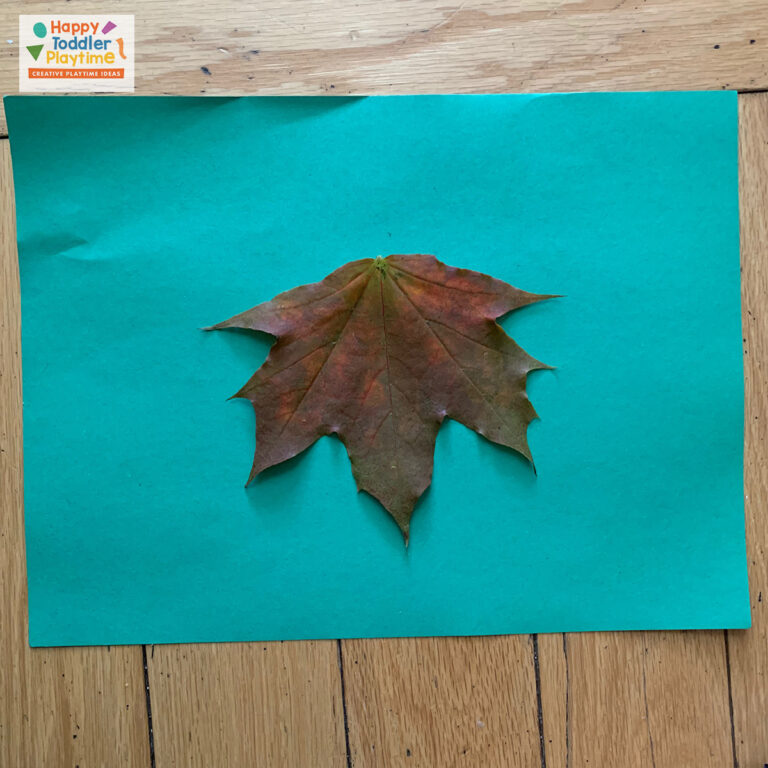 Easy Leaf Spider Halloween Craft for Kids - Happy Toddler Playtime