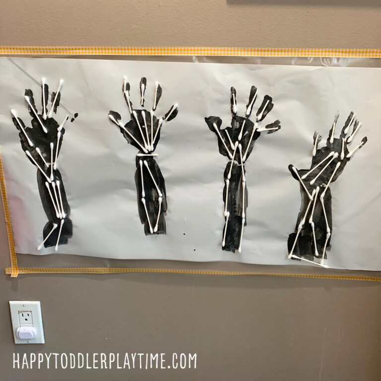 24+ Spooky Skeleton Crafts & Activities for Kids - Happy Toddler Playtime