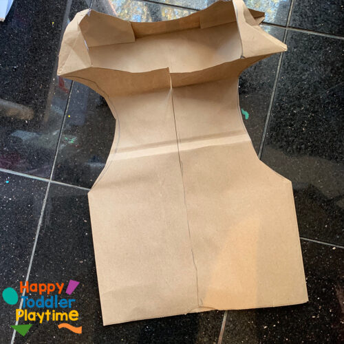 Paper Bag Fishing Vest Craft for Kids - Happy Toddler Playtime