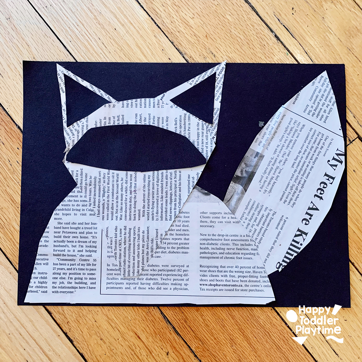 Easy Raccoon Craft for Kids - Happy Toddler Playtime