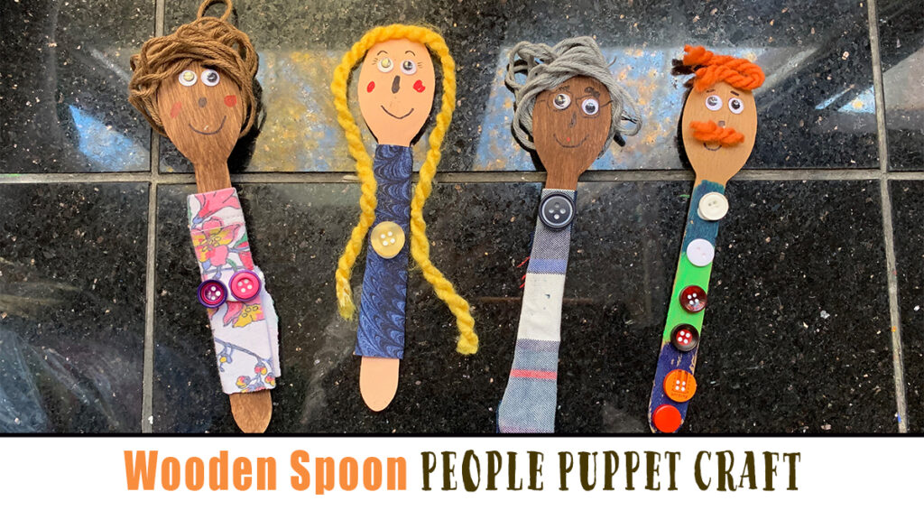 Wooden Spoon People Craft - Happy Toddler Playtime