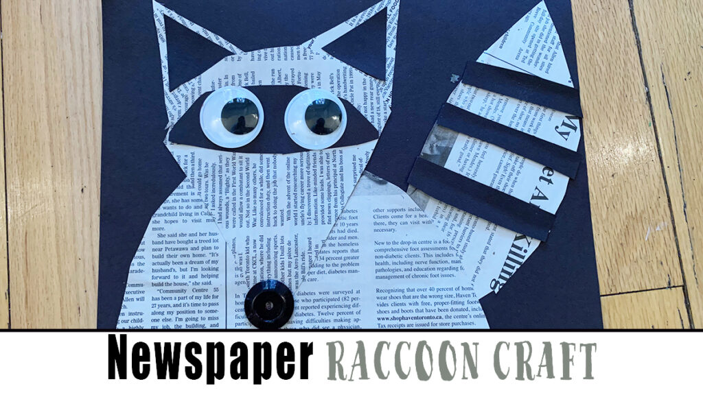 Easy Raccoon Craft for Kids - Happy Toddler Playtime
