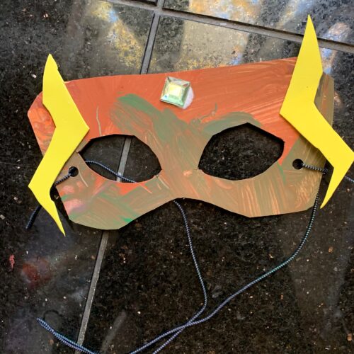 Fun Superhero Masks Craft for Kids - Happy Toddler Playtime