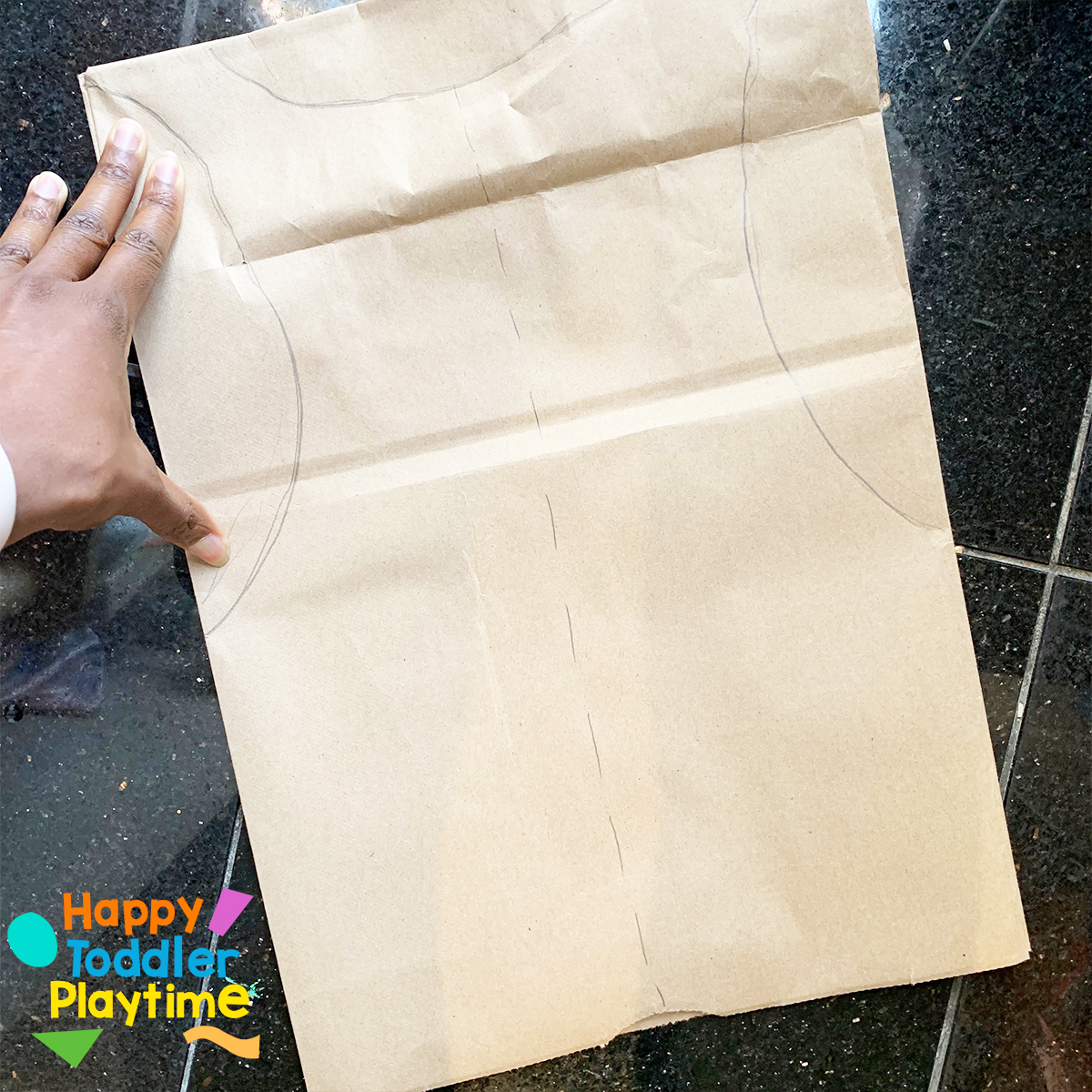 Paper Bag Fishing Vest Craft for Kids - Happy Toddler Playtime