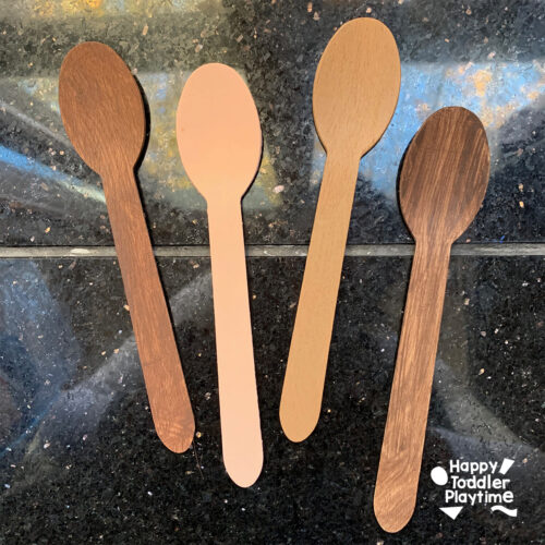 Wooden Spoon People Craft - Happy Toddler Playtime