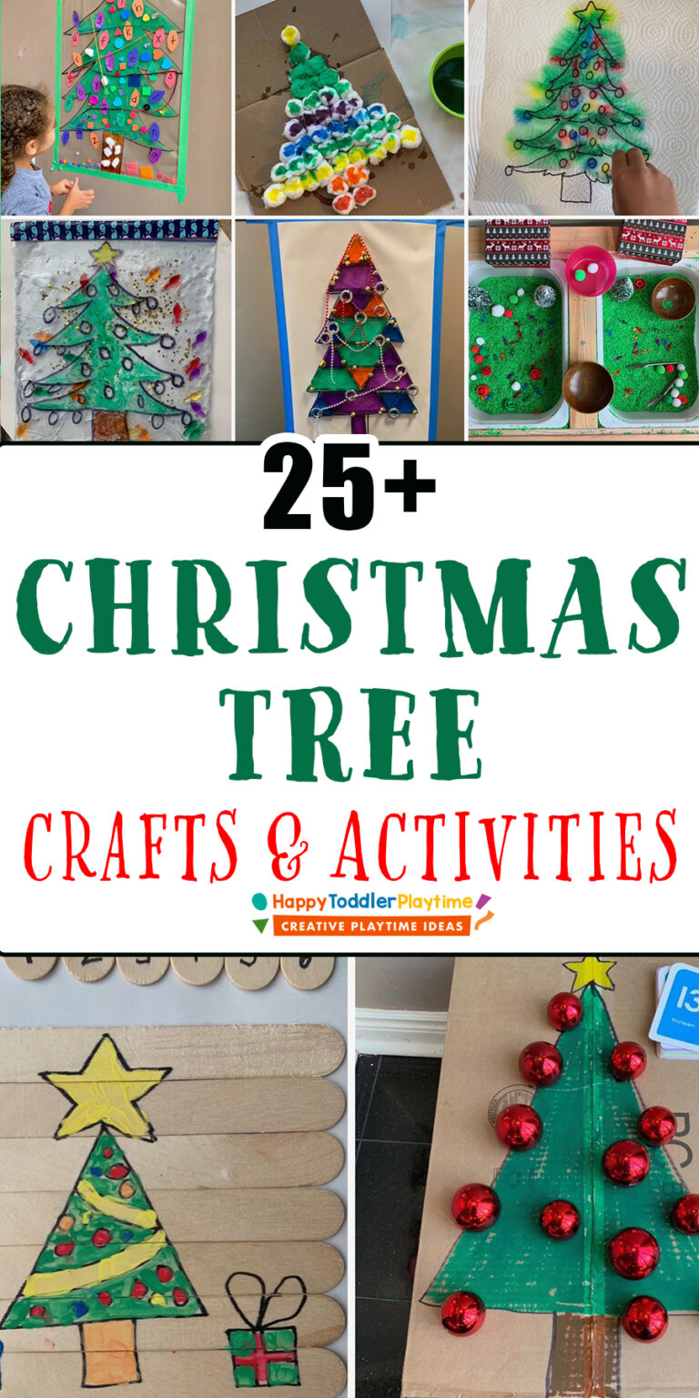 Cotton Ball Santa Fine Motor Craft & Activity - Happy Toddler Playtime