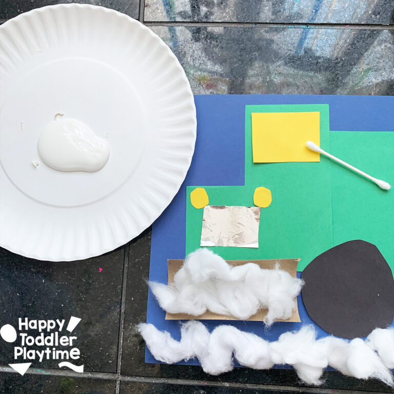 Fun Snow Plow Shape Craft for Kids - Happy Toddler Playtime