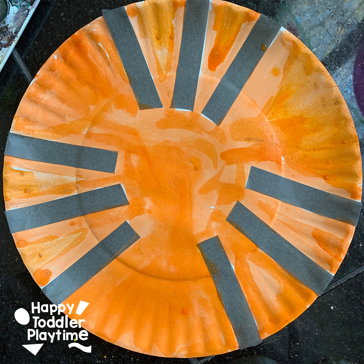 Easy Paper Plate Tiger Craft - Happy Toddler Playtime