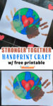 Stronger Together Handprint Craft for MLK Jr. Day w/ Free Printable ...