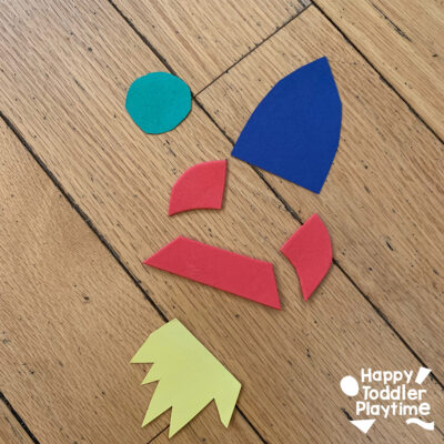 Pop-Up Rocket Ship Card Craft for Kids - Happy Toddler Playtime