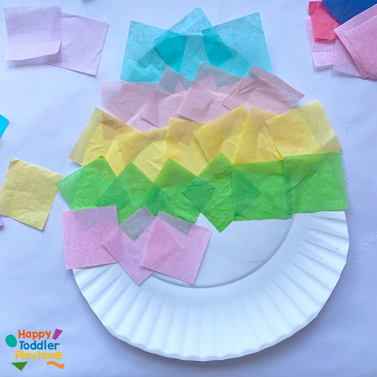 Adorable Paper Plate Easter Egg Craft for Kids - Happy Toddler Playtime