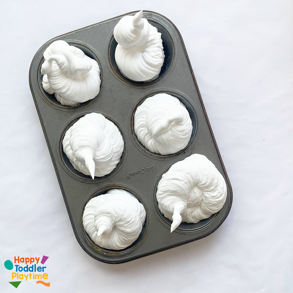 Fluffy Puffy Paint Easter Bunny Craft for Kids - Happy Toddler Playtime
