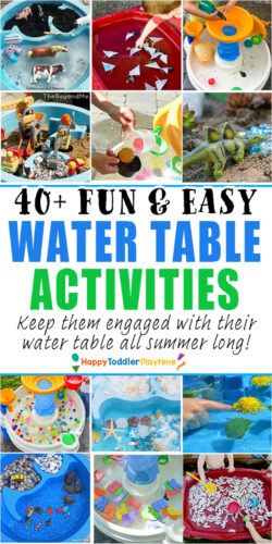 40+ Amazing Water Table Ideas for Summer - Happy Toddler Playtime