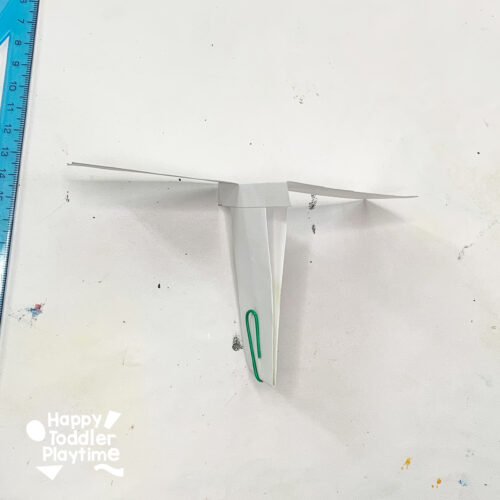 How to Make A Spinning Paper Helicopter - Happy Toddler Playtime