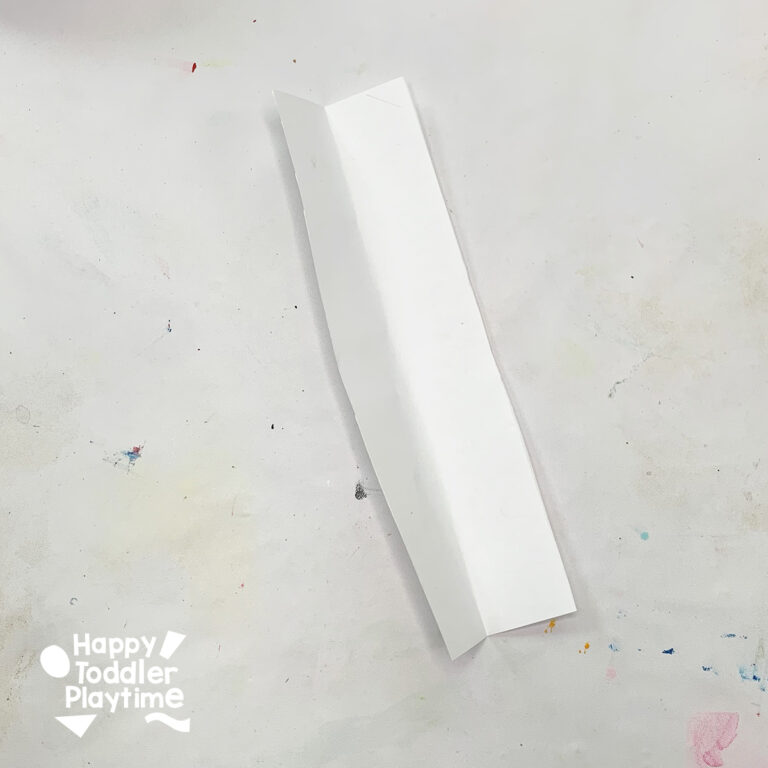 How to Make A Spinning Paper Helicopter - Happy Toddler Playtime