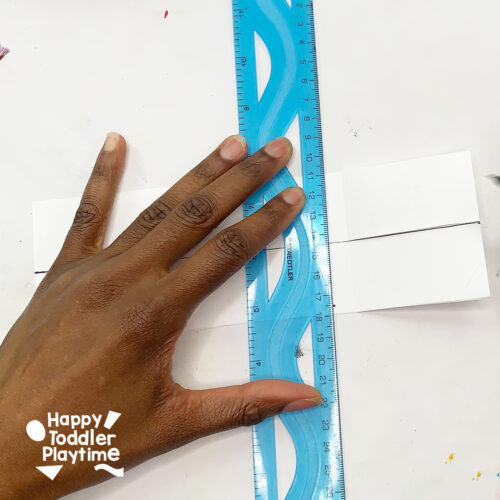 How to Make A Spinning Paper Helicopter - Happy Toddler Playtime