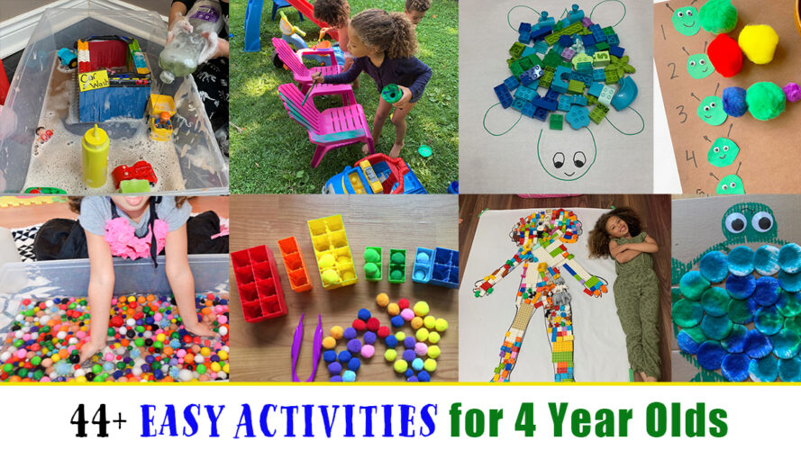 44+ Fun and Easy Activities for 4 Year Olds - Happy Toddler Playtime