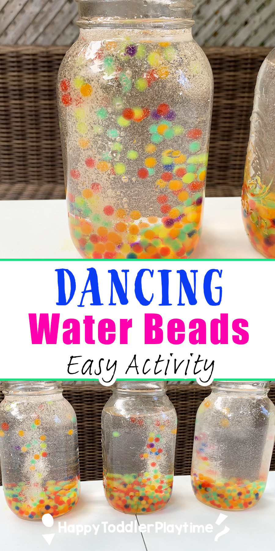 Amazing Dancing Water Beads: STEAM Activity - Happy Toddler Playtime