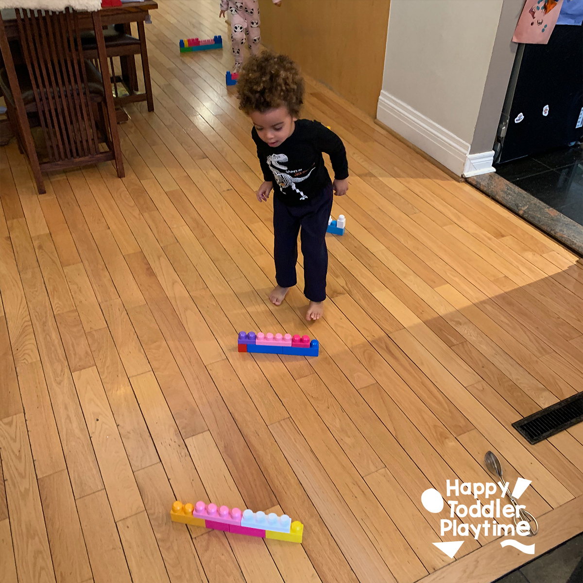 Mega Block Jumping: Gross Motor Activity For Toddlers - Happy Toddler ...