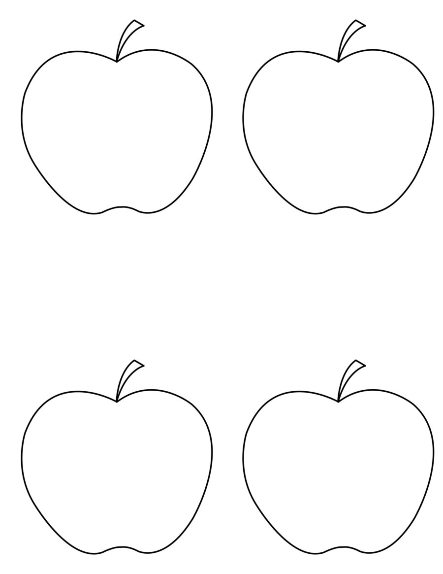 Free Apple Templates for Arts & Crafts - Happy Toddler Playtime