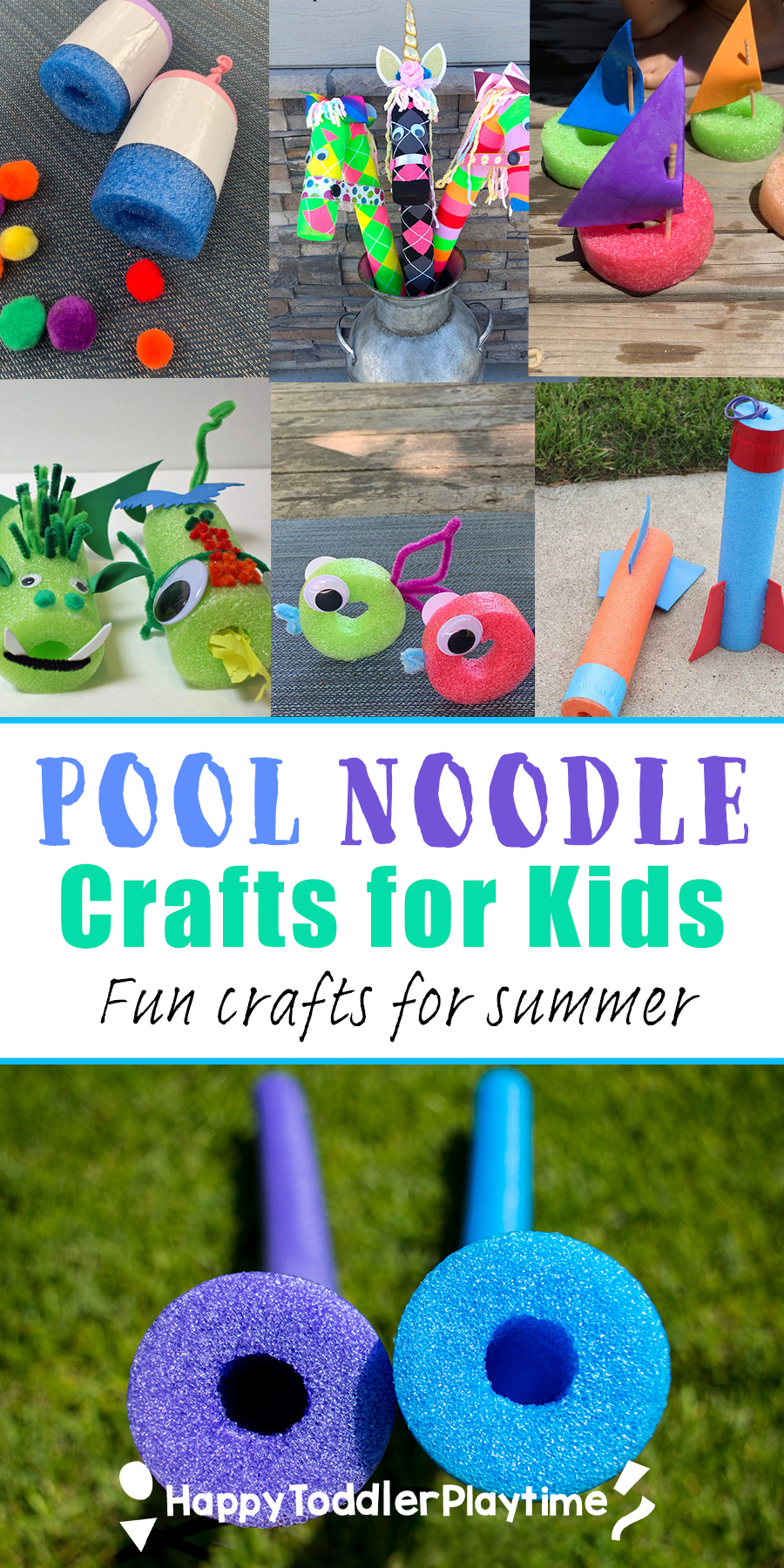 15+ Pool Noodle Crafts For Kids - Happy Toddler Playtime