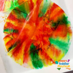 Coffee Filter Tree Craft - Happy Toddler Playtime