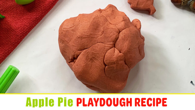 Apple Pie Playdough Recipe - Happy Toddler Playtime
