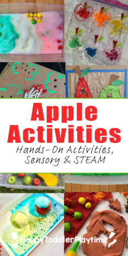 15 Awesome Apple Themed Activities for Toddlers & Preschoolers - Happy ...