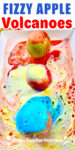 Fizzy Apple Volcanoes: Easy STEM Fun - Happy Toddler Playtime