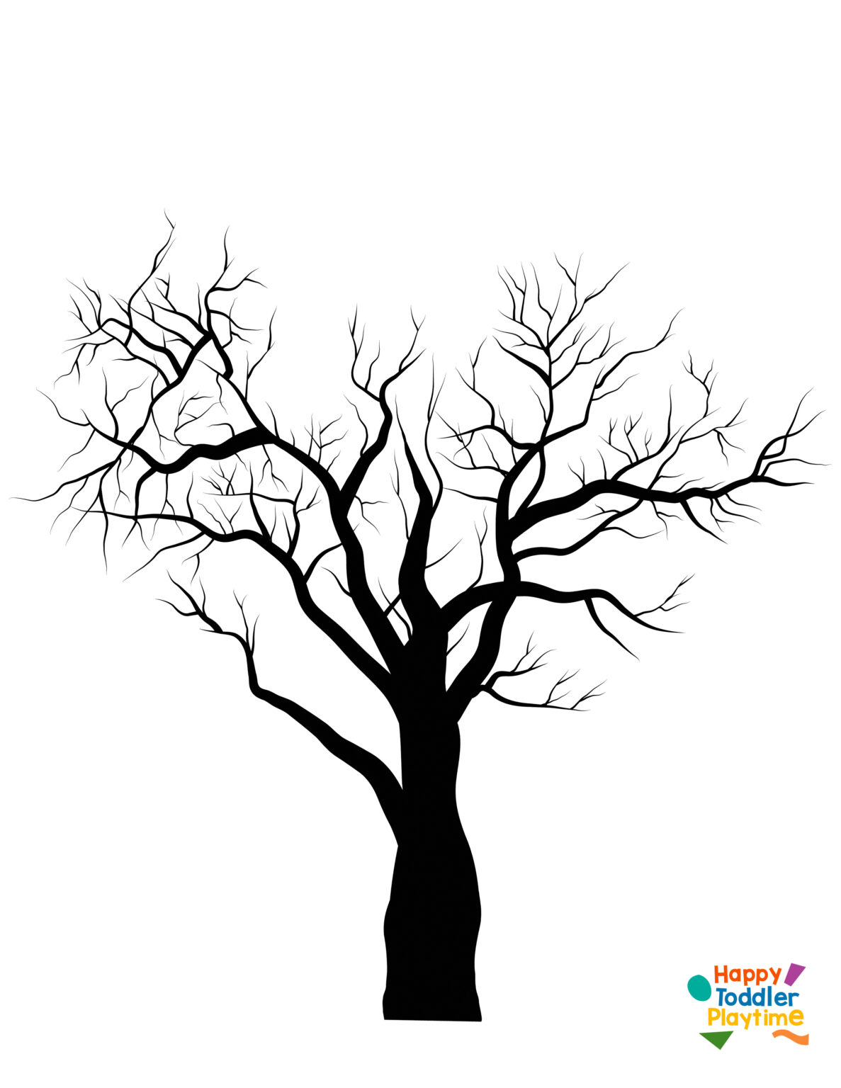 Tree Crafts with Free Templates - Happy Toddler Playtime