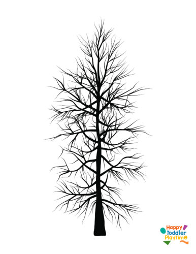 Tree Crafts with Free Templates - Happy Toddler Playtime